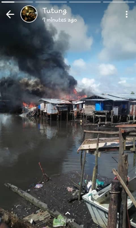 Enam rumah setinggan terbakar - Sabah Post