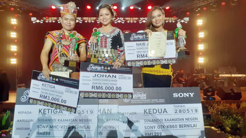 Dabra Sia Ying Ying wakil DUN Kadamaian muncul juara Pertandingan Akhir ...