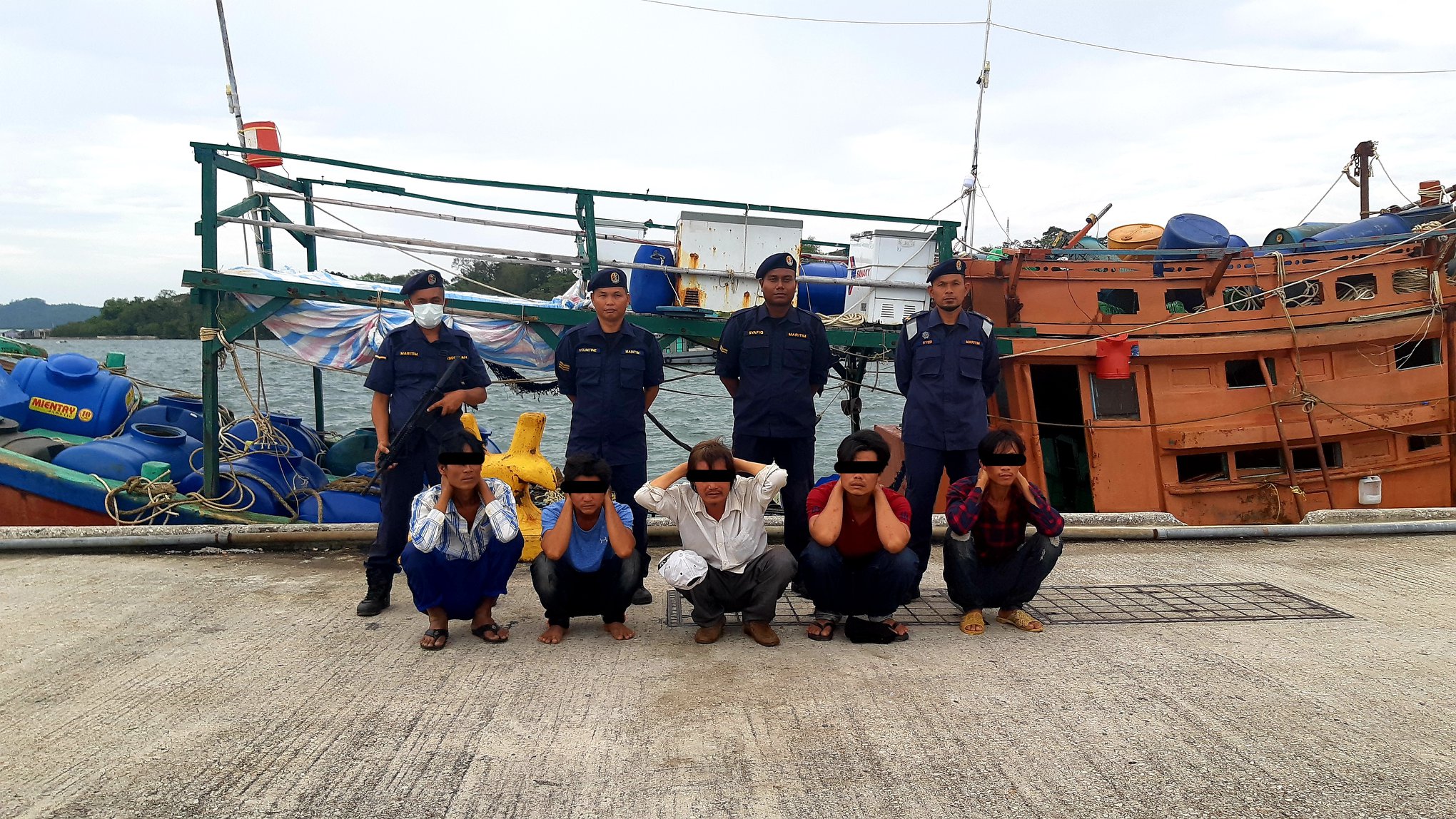 5 Nelayan Vietnam Ditahan Tangkap Gamat Secara Haram Di Kudat - Sabah Post