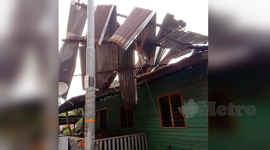 21 Rumah Terjejas Akibat Ribut Di Sandakan - Sabah Post