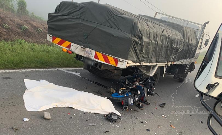 Lelaki Maut Motosikal Rempuh Lori Di Jalan Kunak-Tawau - Sabah Post