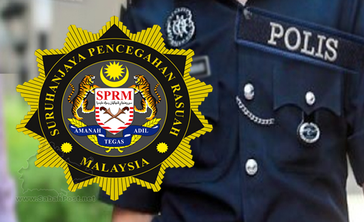 SPRM Tahan Anggota Polis Terima Rasuah Daripada Warga Pakistan - Sabah Post