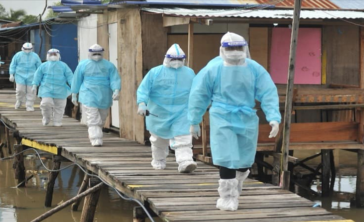 Penduduk Setinggan Atas Air Diarah Pakai Gelang Tangan Kuarantin ...