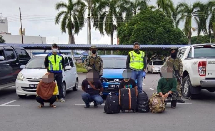 ESSCOM Tahan Tekong Darat Warga Tempatan Bersama 3 PATI - Sabah Post