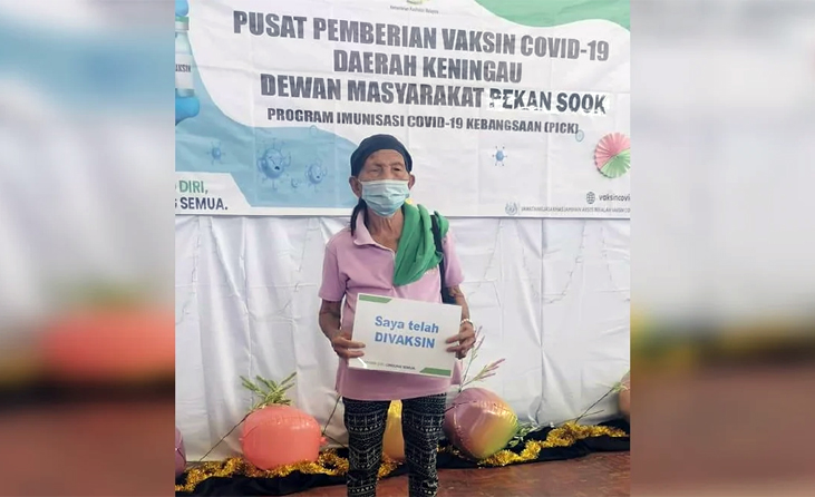Wanita 100 Tahun Antara Penerima Pertama Vaksin Di PPV Sook - Sabah Post
