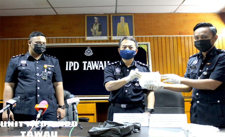 Polis Tawau Rampas Syabu 2 Kilogram, Tahan Dua Individu - Sabah Post