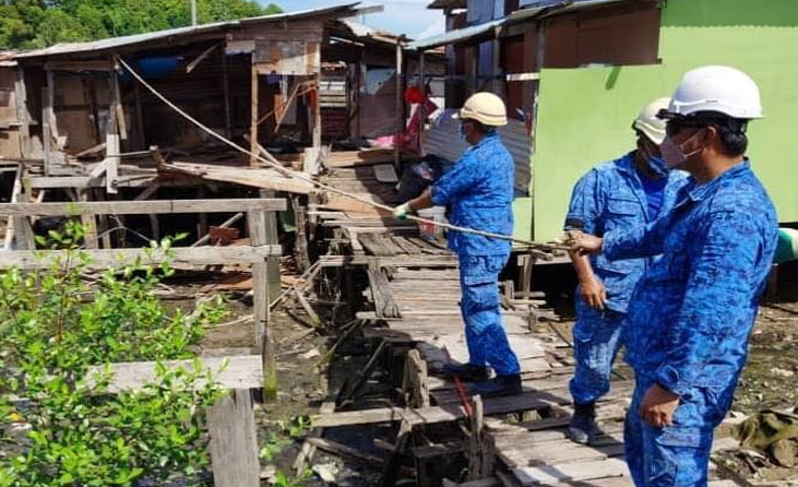 56 Rumah Setinggan Dirobohkan Di Kampung Bakau Likas - Sabah Post