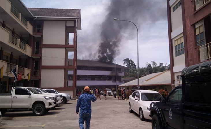 Asrama SMK Tongod Terbakar, 103 Pelajar Selamat - Sabah Post