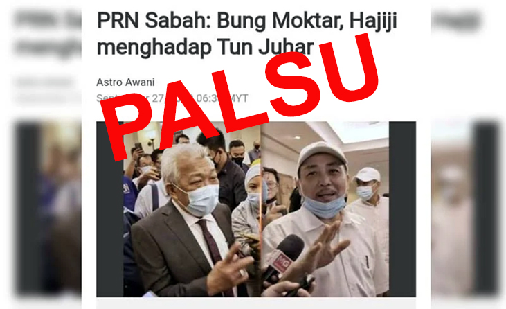 Gambar Hajiji-Bung Moktar Jumpa YDP Sabah Palsu - Sabah Post
