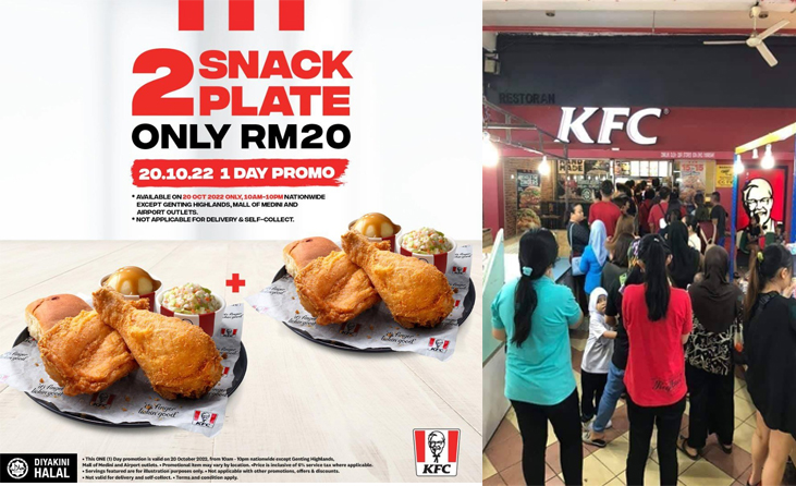 KFC Tawar Kembali Promosi RM20 Untuk 2 Hidangan - Sabah Post