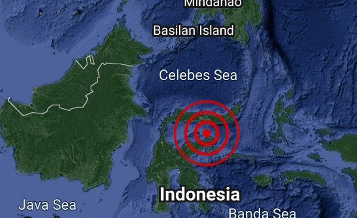 Gempa Bumi Kuat Landa Sulawesi, Indonesia - Sabah Post