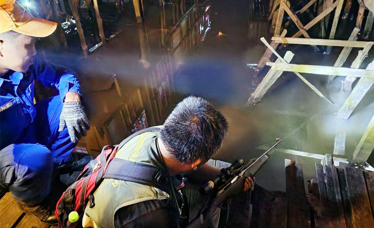 JHL Lahad Datu Tembak Mati Buaya Betina 2.5 Meter - Sabah Post