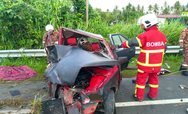 Satu Maut Dua Cedera Kenderaan Bertembung Di Tuaran - Sabah Post