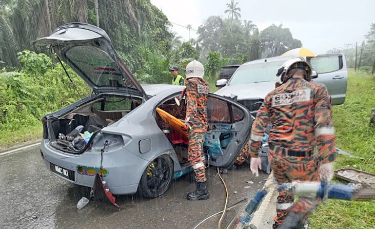 Satu Maut Nahas Tiga Kenderaan Di Semporna - Sabah Post